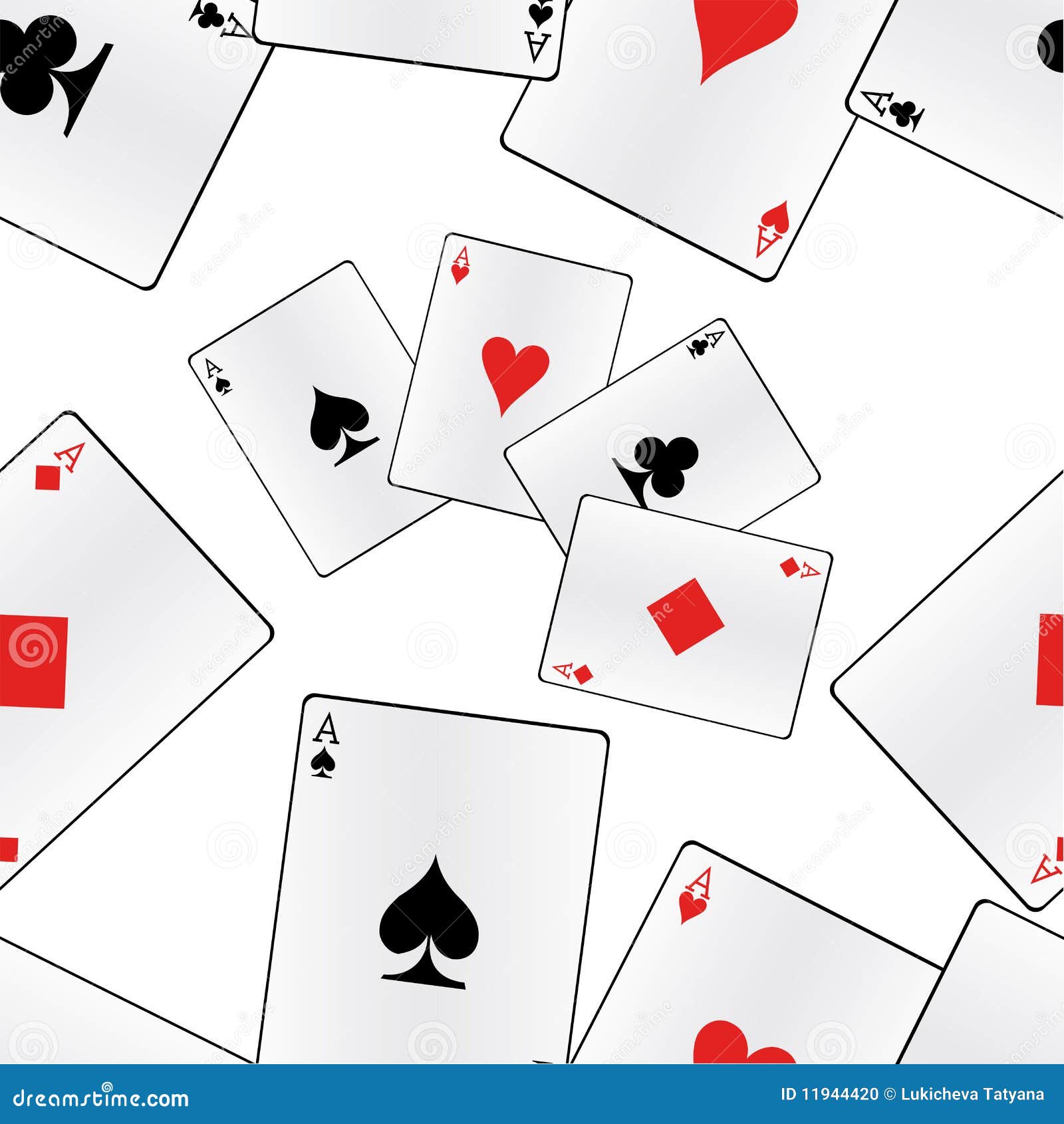 Card Suits Seamless Abstract Background Stock Illustration ...