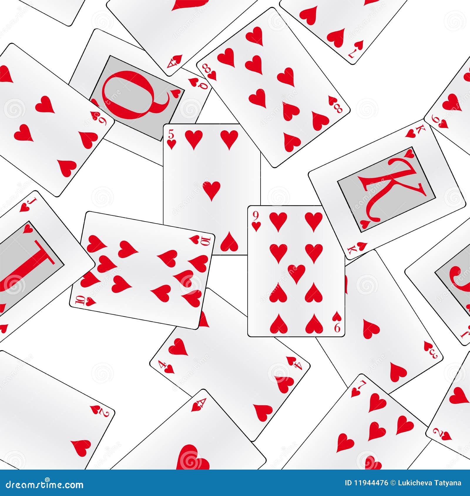 Card Suits Seamless Abstract Background Stock Illustration ...