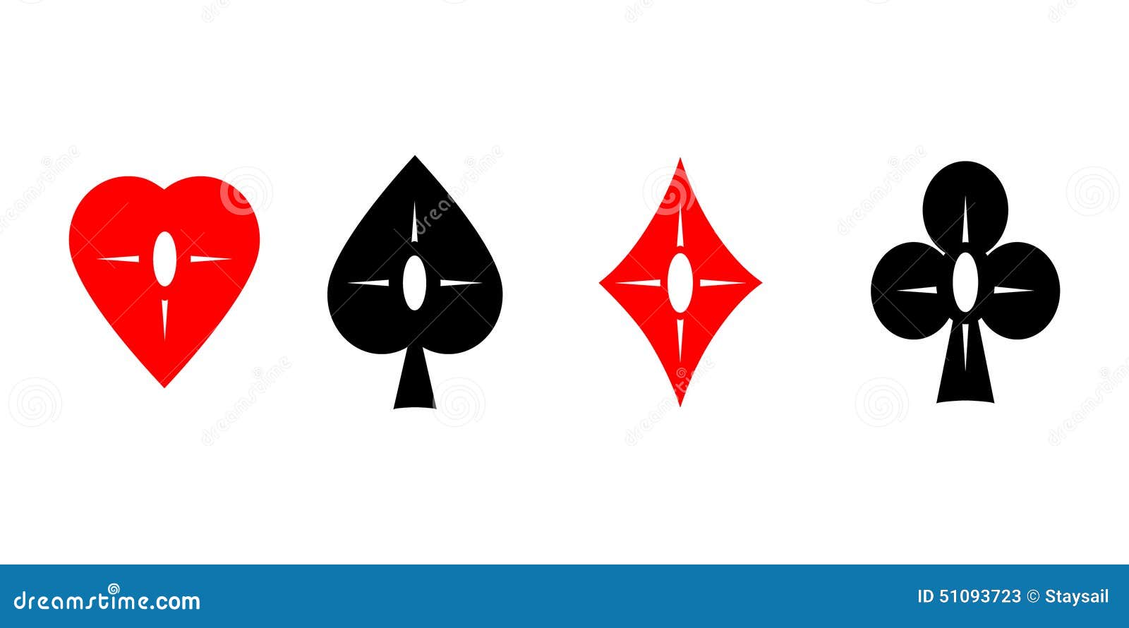Card suits 06 stock vector. Illustration of playing, blackjack - 51093723