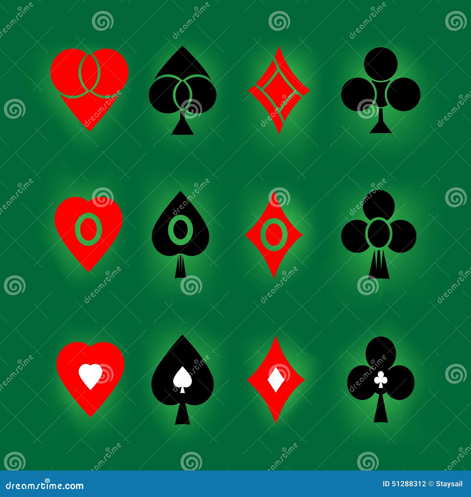 Card suits 02 stock illustration. Illustration of card - 51288312