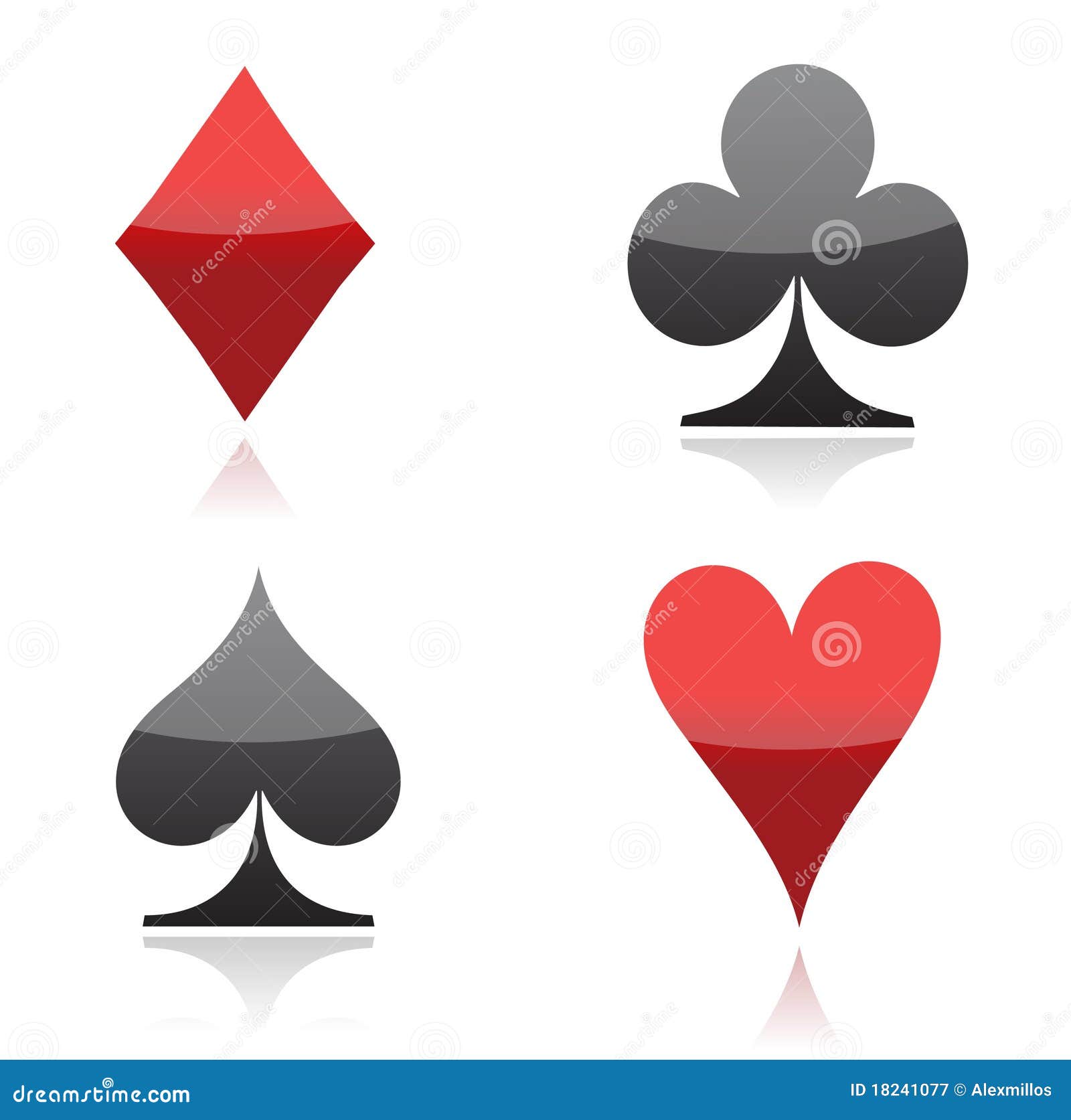 Card symbol stock vector. Illustration of gaming, element - 18241077