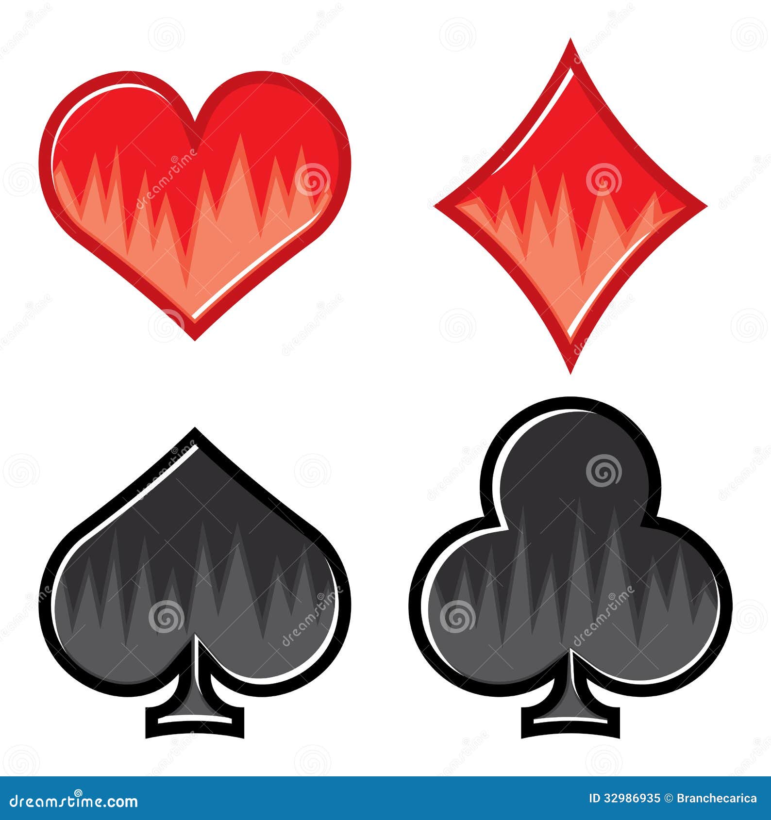 Card symbol stock vector. Illustration of design, decoration - 32986935