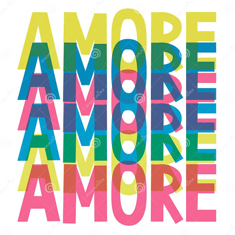 Card Template with Risograph Effect. Text on a White Background. Double ...