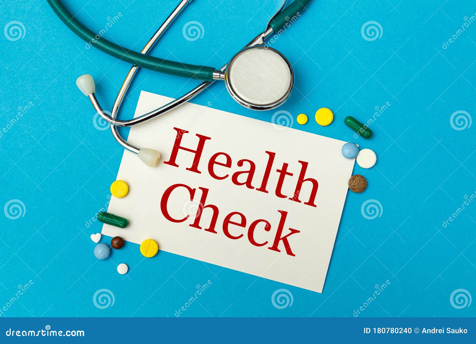 Card with Text Health Check Stock Photo - Image of fitness, hear: 180780240