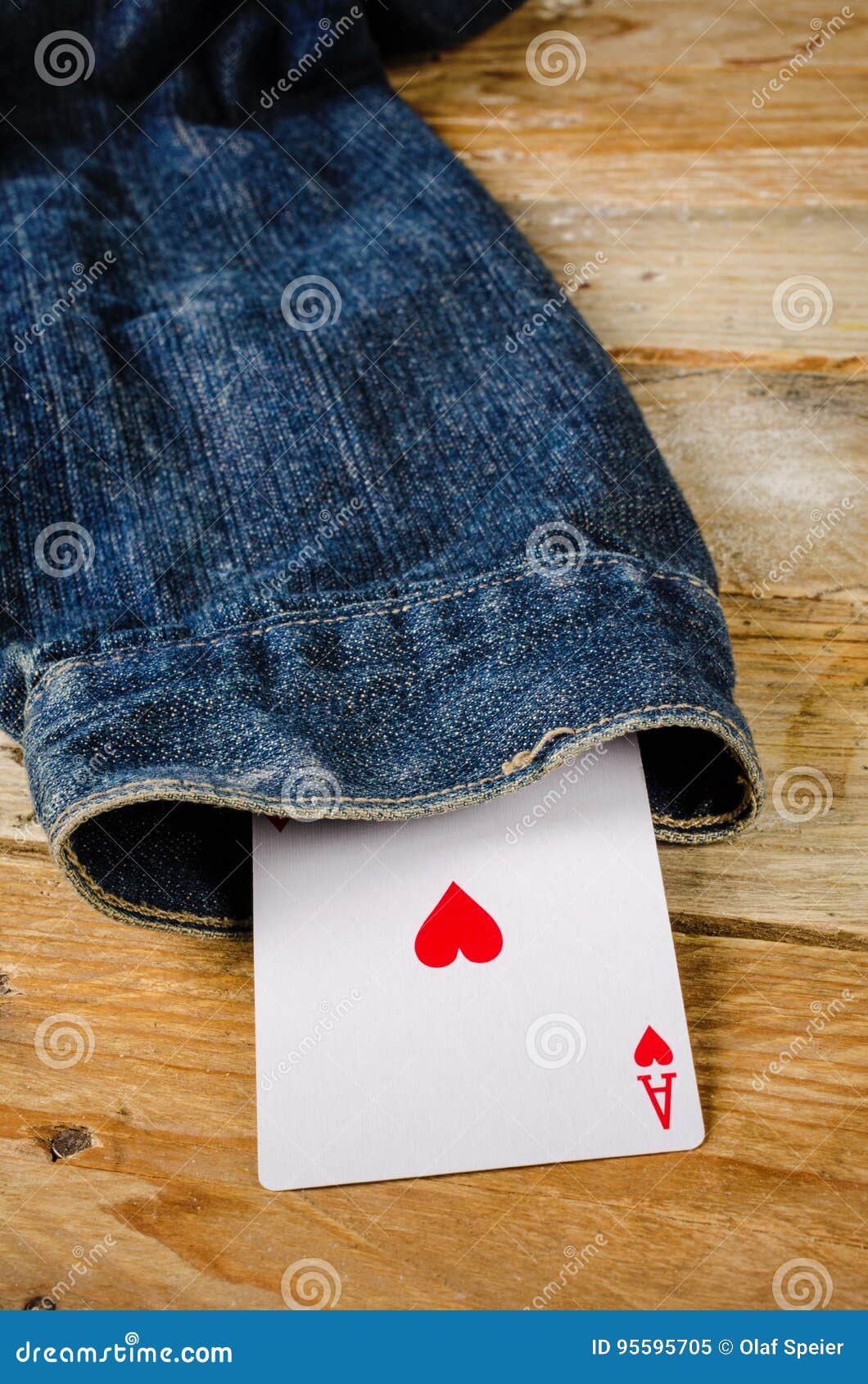 Card up the sleeve stock image. Image of gambling, concealed - 95595705