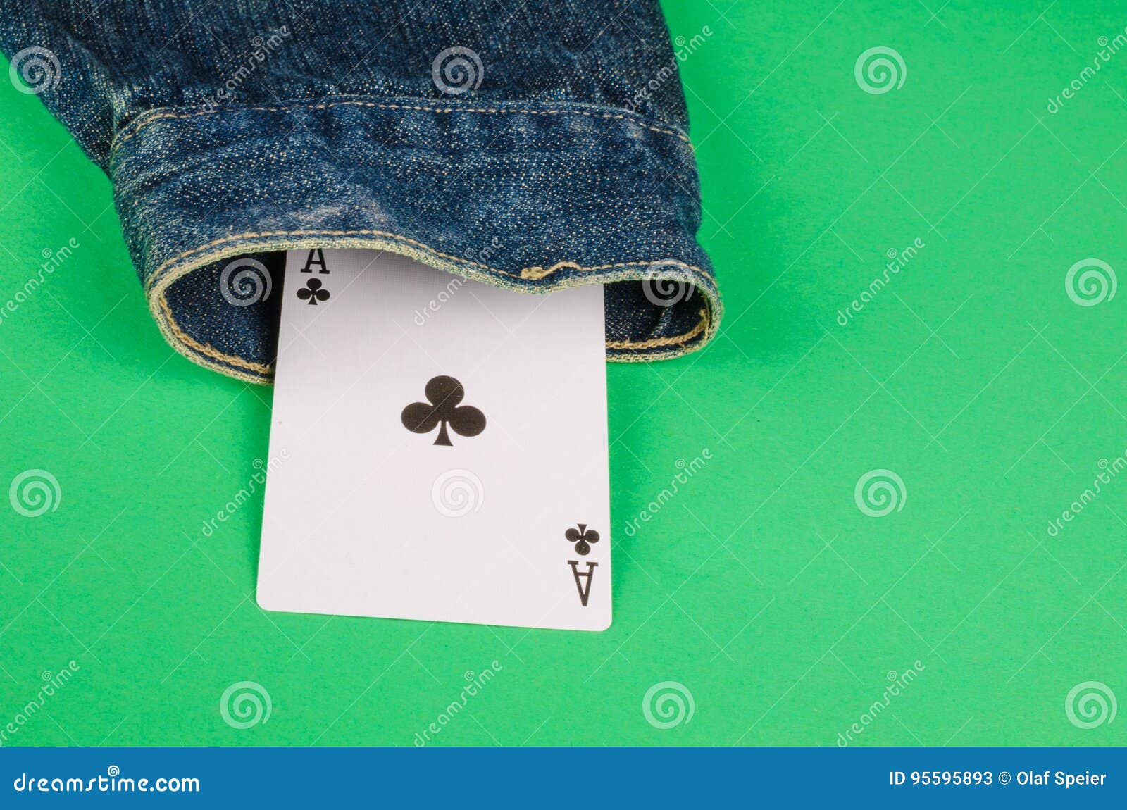 Card up the sleeve stock image. Image of gambling, cheater - 95595893