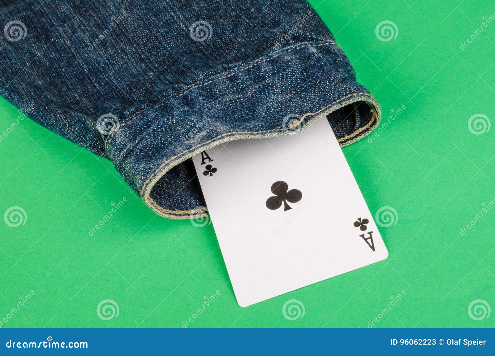 Card up the sleeve stock image. Image of gambling, sayings - 96062223