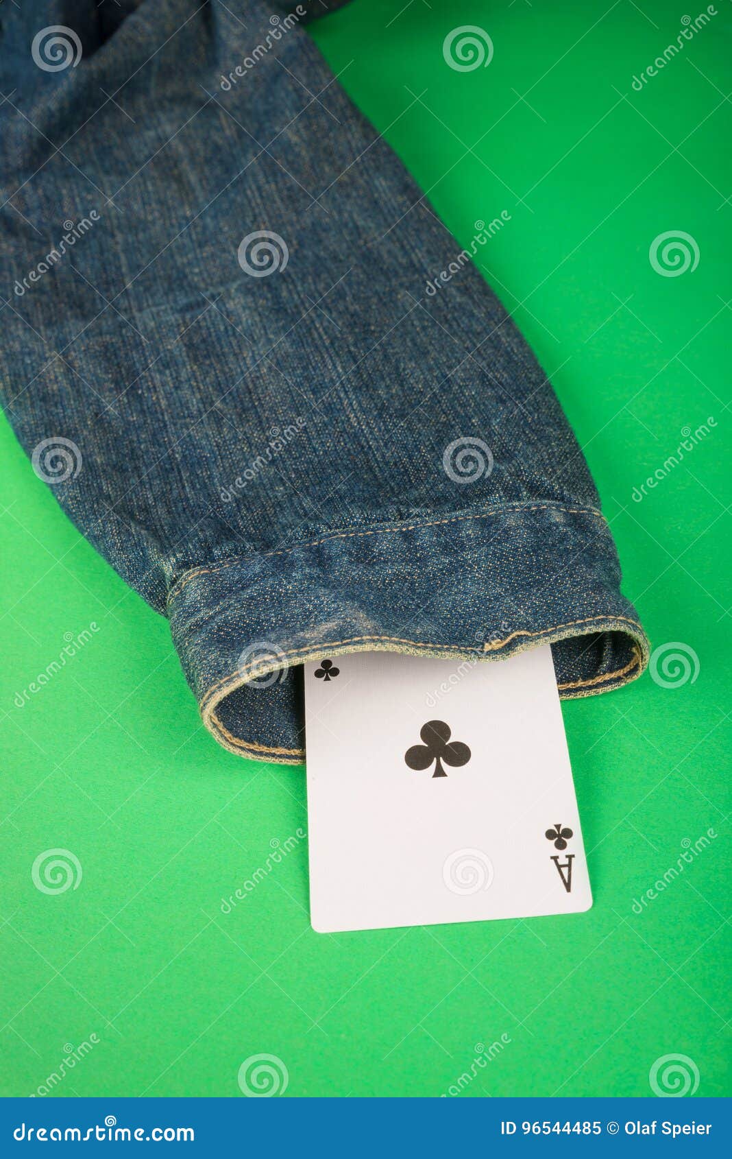Card up the sleeve stock image. Image of chance, dishonest - 96544485