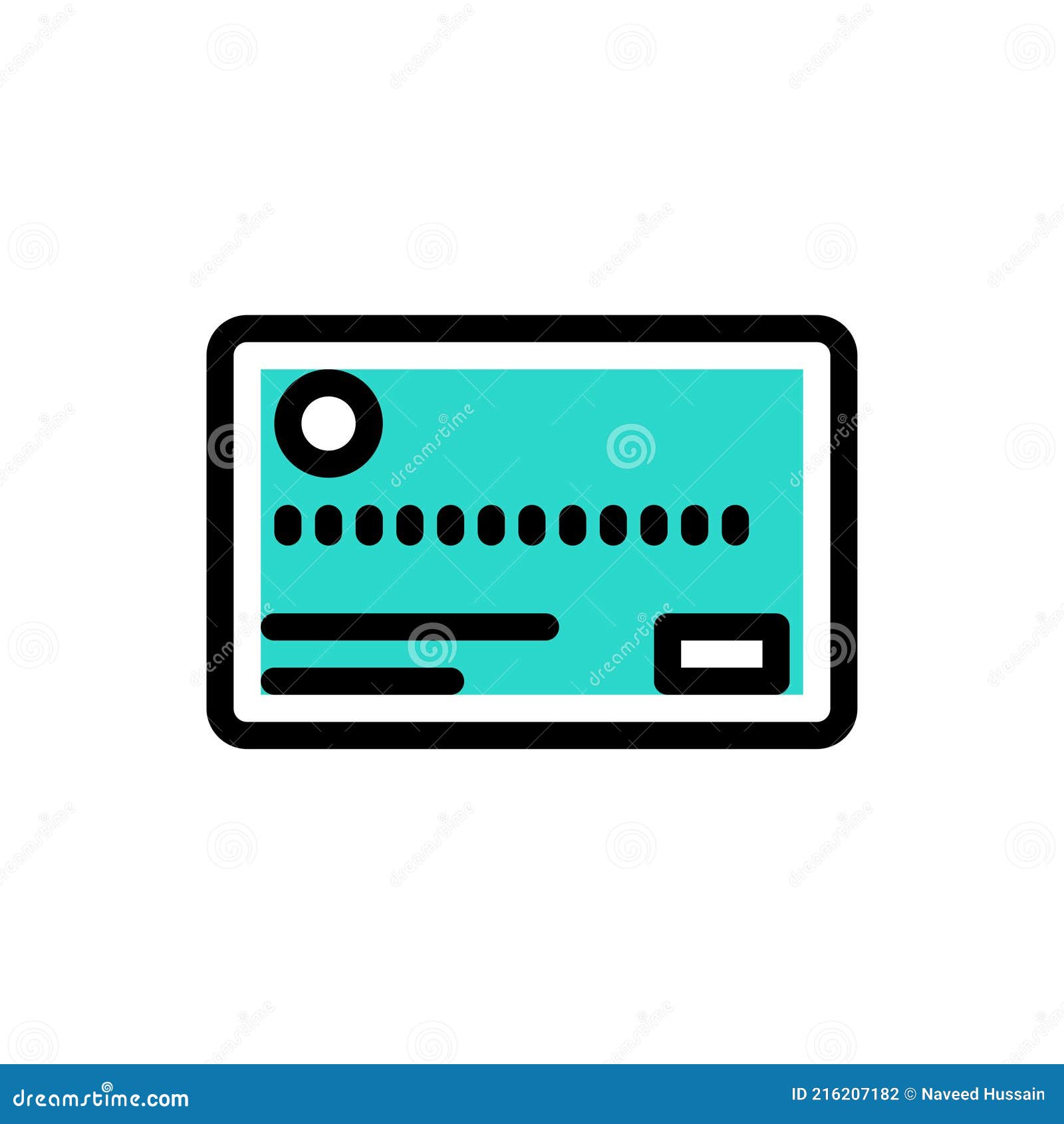 Card stock vector. Illustration of deposit, symbol, cash - 216207182
