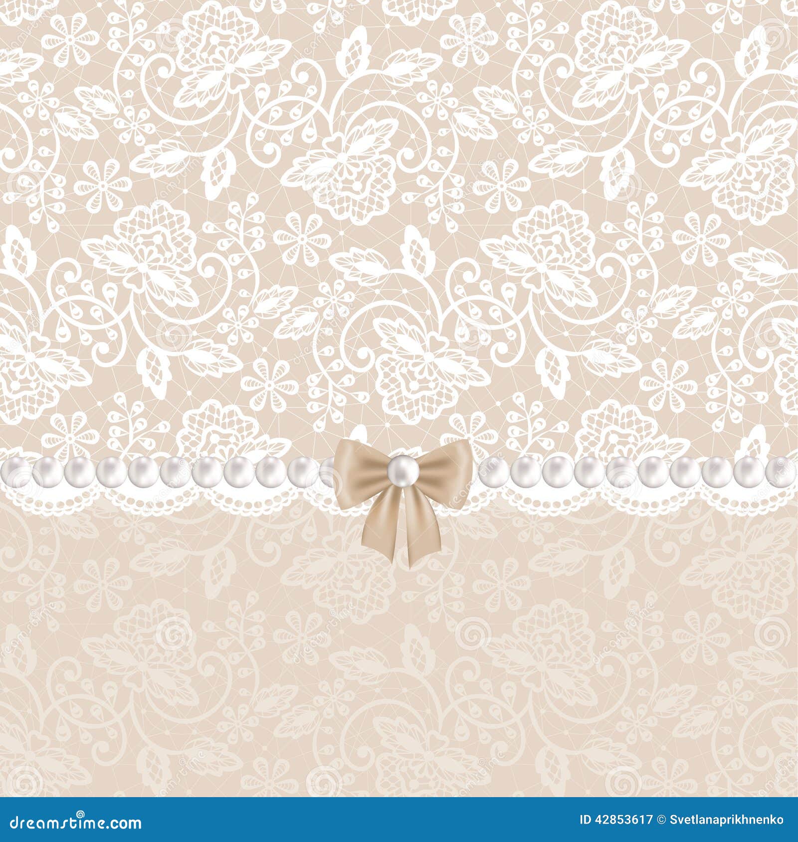 Card with white lace stock vector. Illustration of scrapbook - 42853617