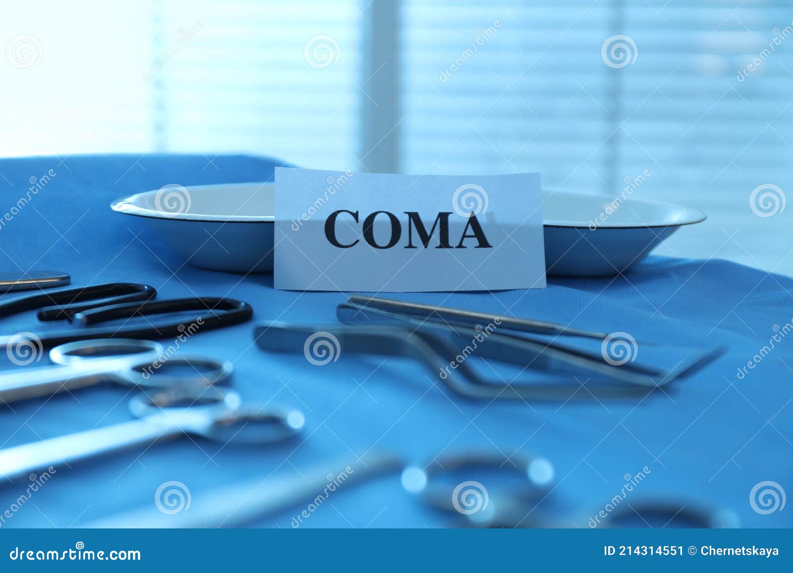 Word Coma Made From Gray Wooden Letters Lies On A Green Background ...