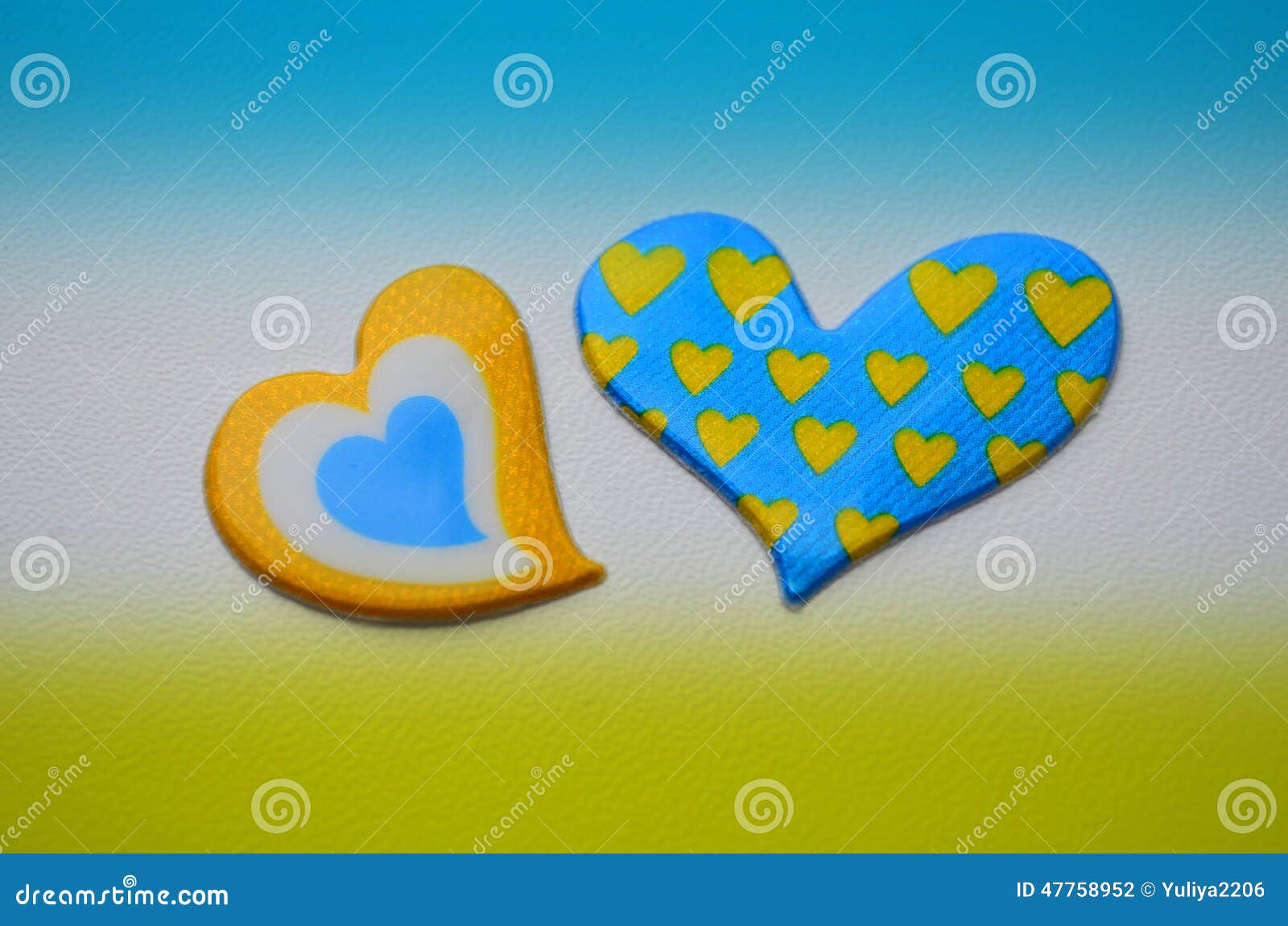 Card in yellow and blue stock illustration. Illustration of colors ...
