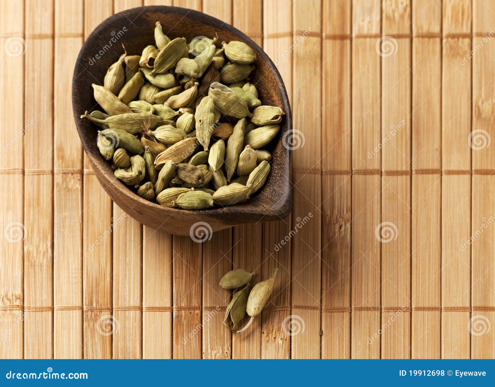 Cardamom pods stock photo. Image of oriental, scent, wooden - 19912698