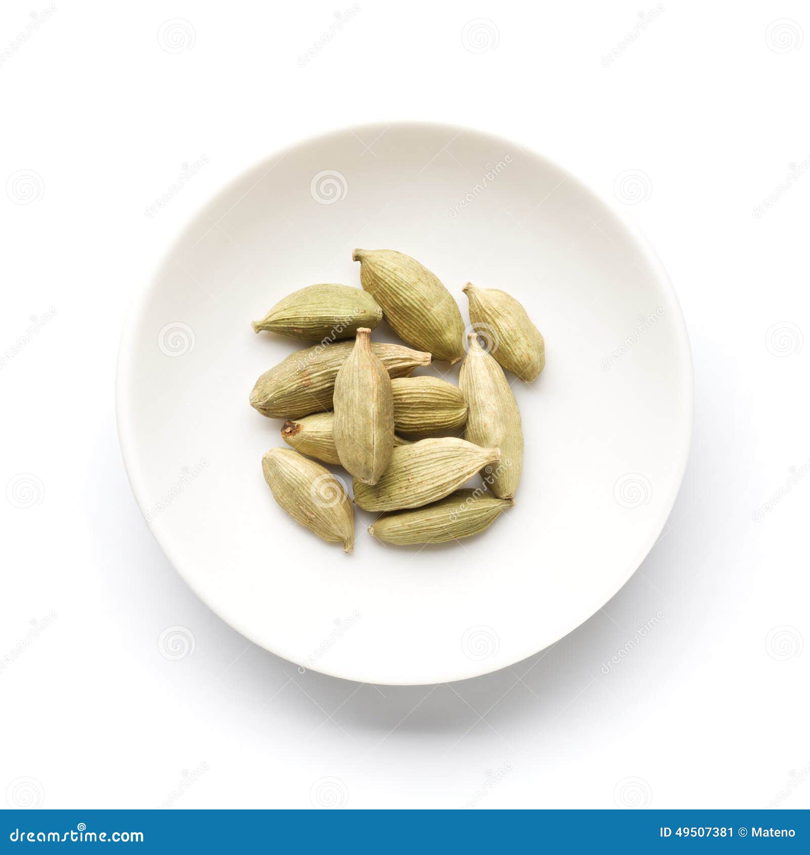 Cardamon stock image. Image of bowl, seed, white, cardamon - 49507381