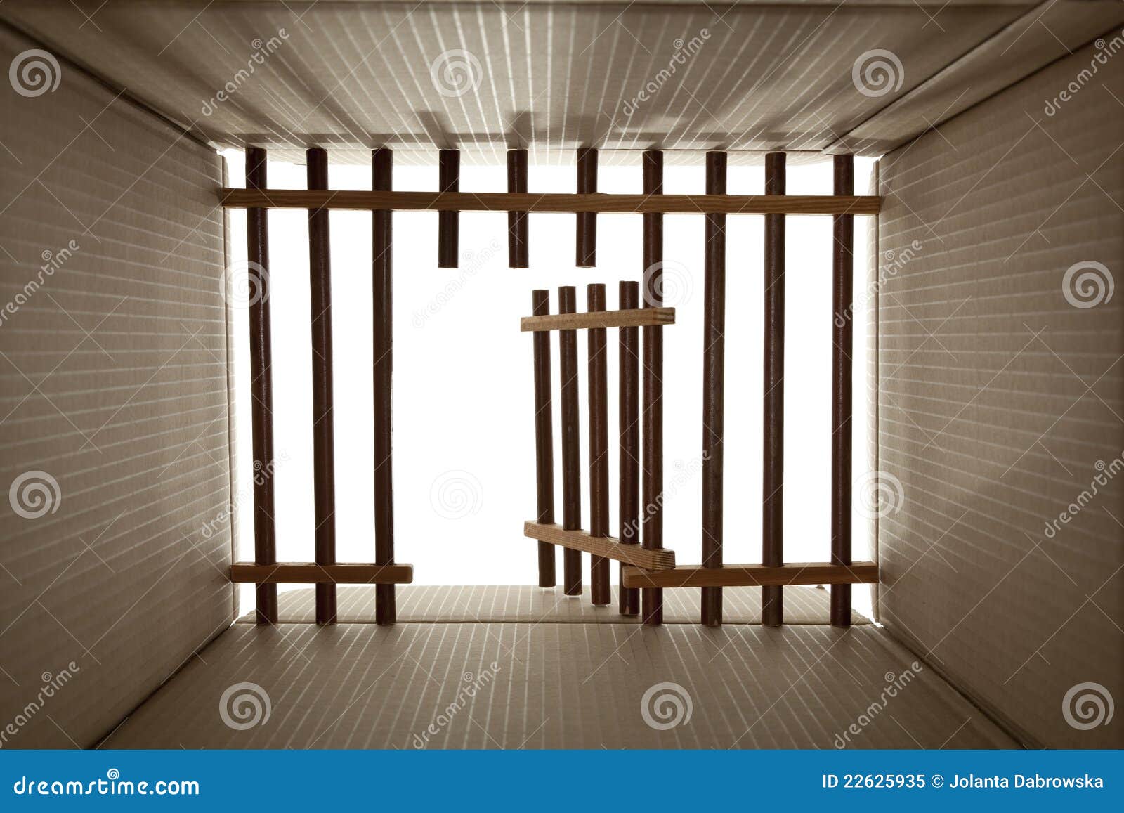 Cardboard stock image. Image of idea, doors, cell, prison - 22625935