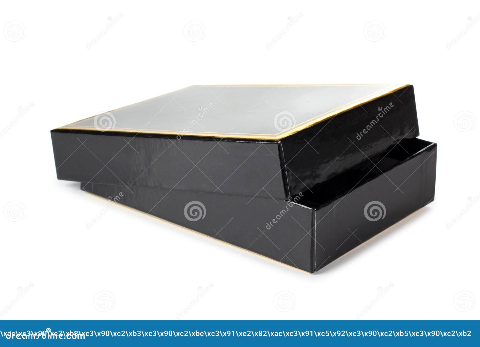 Cardboard black box stock image. Image of merchandise - 23536493