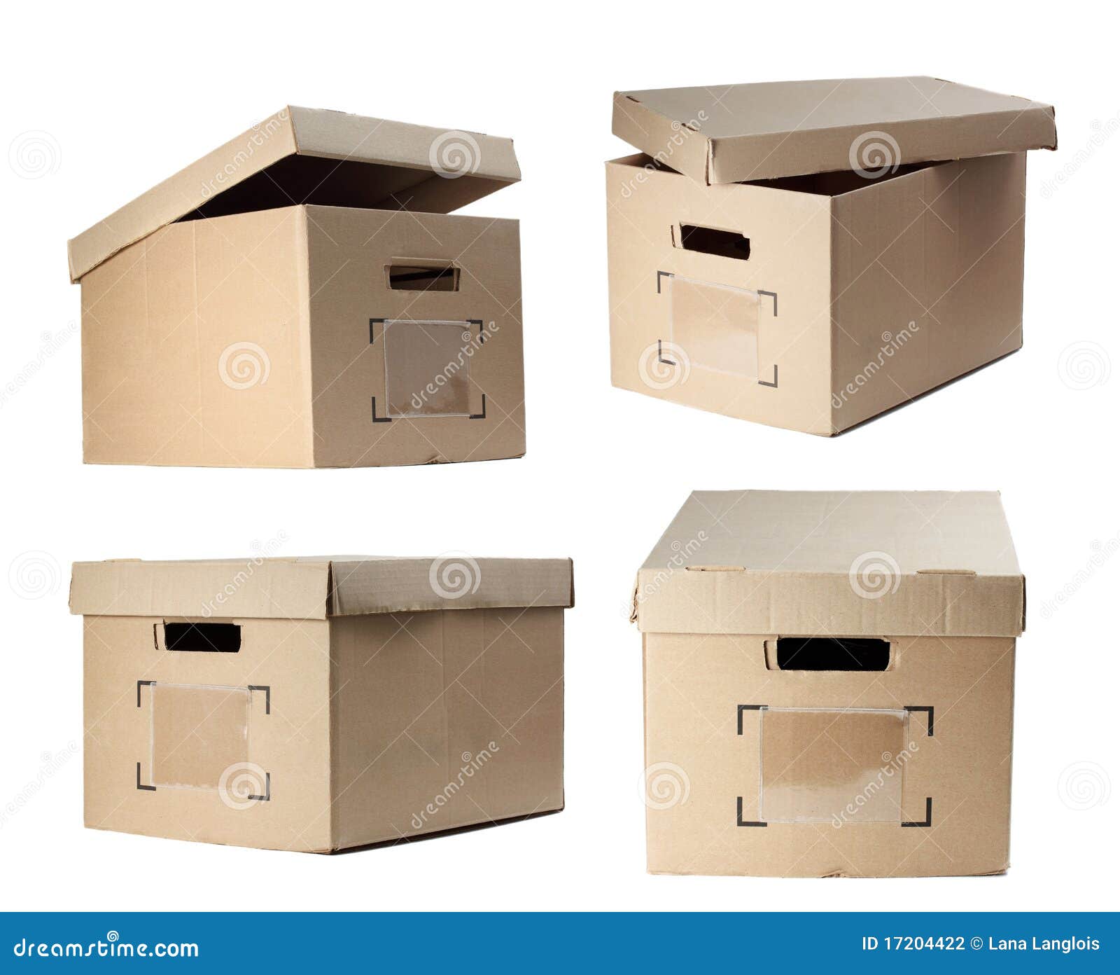 Cardboard box stock photo. Image of cover, container - 17204422