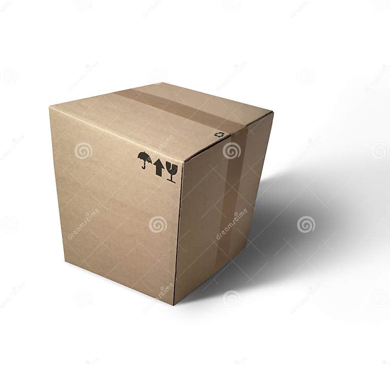 Cardboard box stock image. Image of shipping, delivery - 2710957