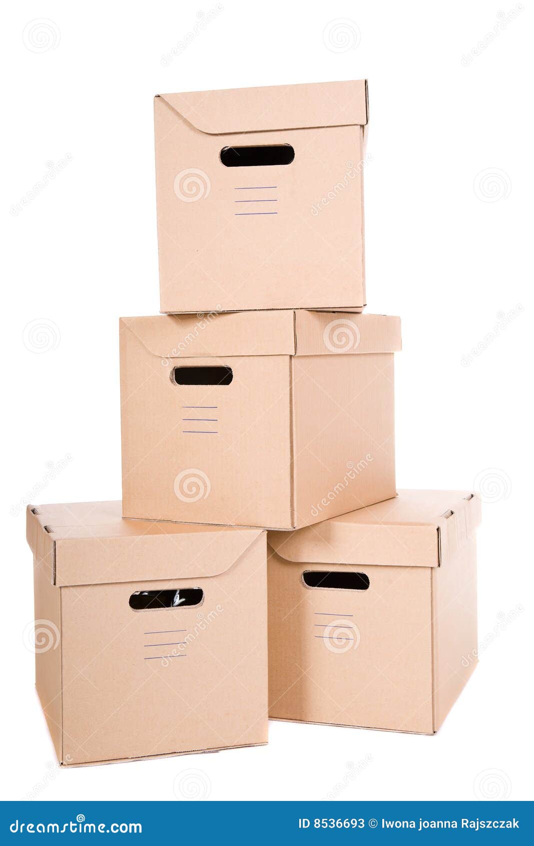 Cardboard box stock image. Image of isolated, house, board - 8536693