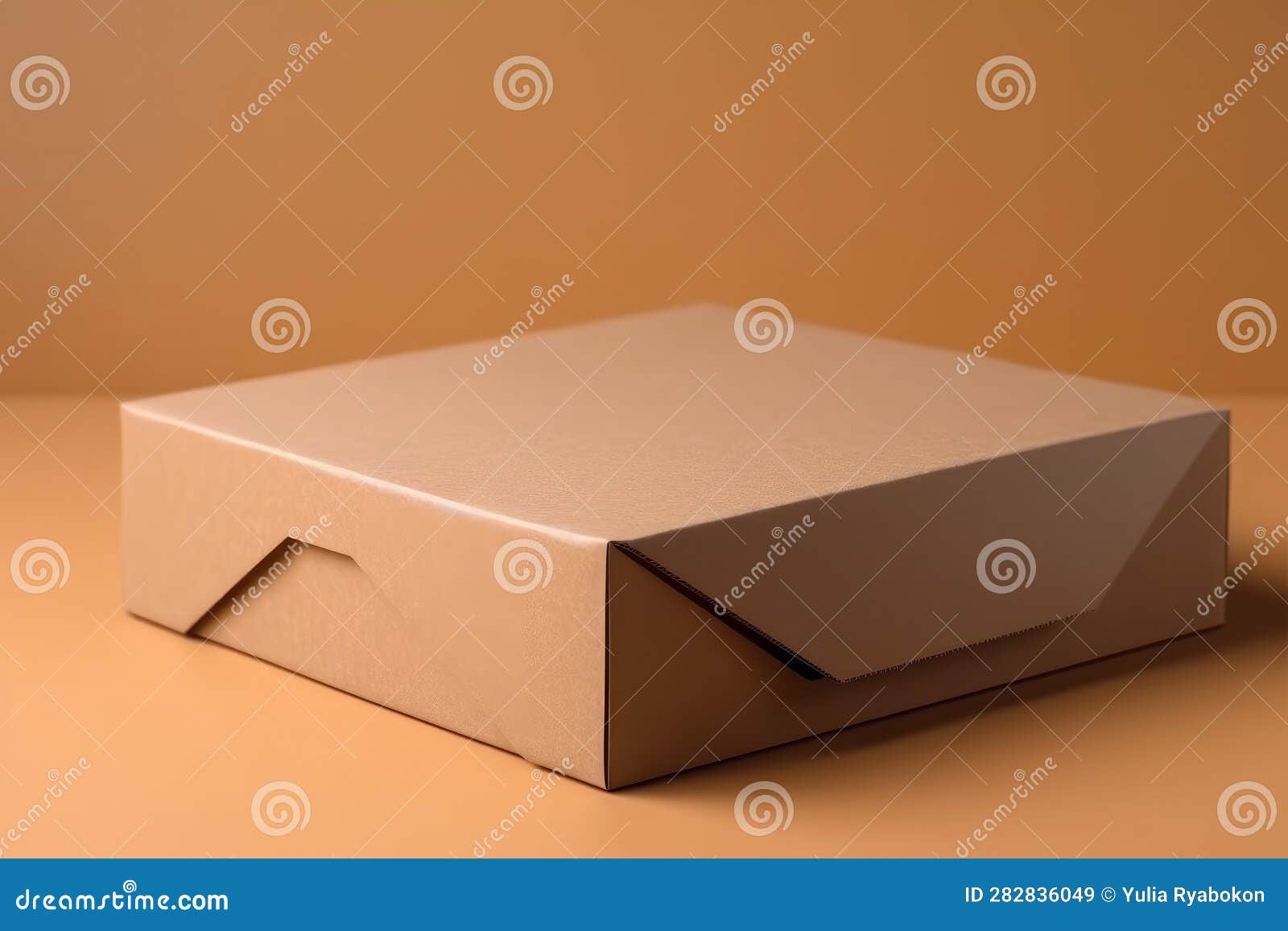 Cardboard Box Background. Generate Ai Royalty-Free Stock Photo ...