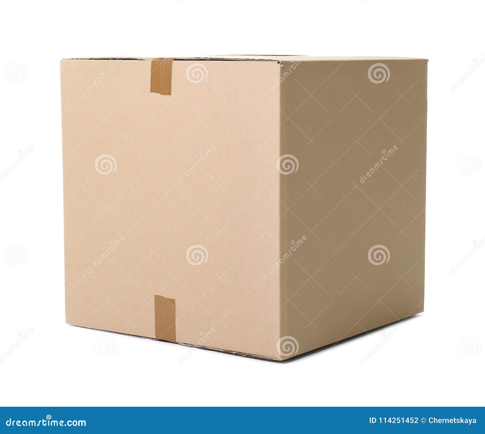 Cardboard Box on Background Stock Photo - Image of cargo, receive ...