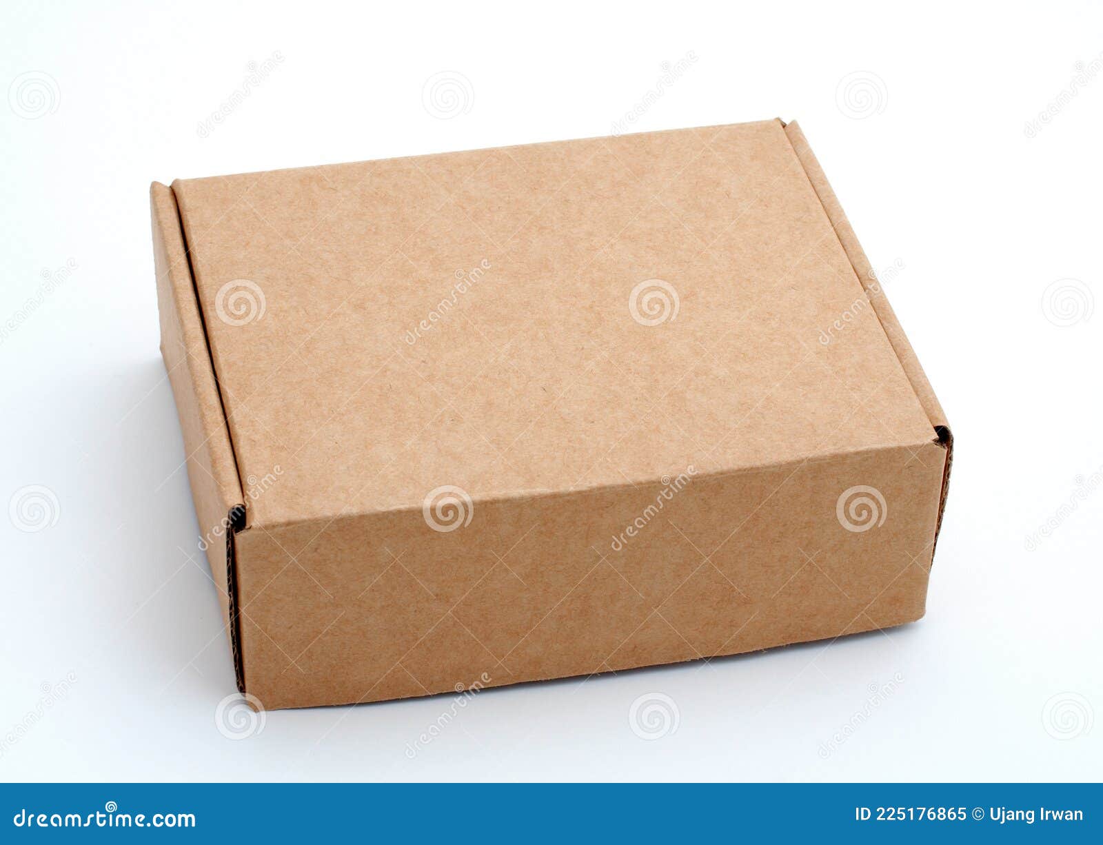 Cardboard Box Closed for Template Stock Image - Image of shipping ...