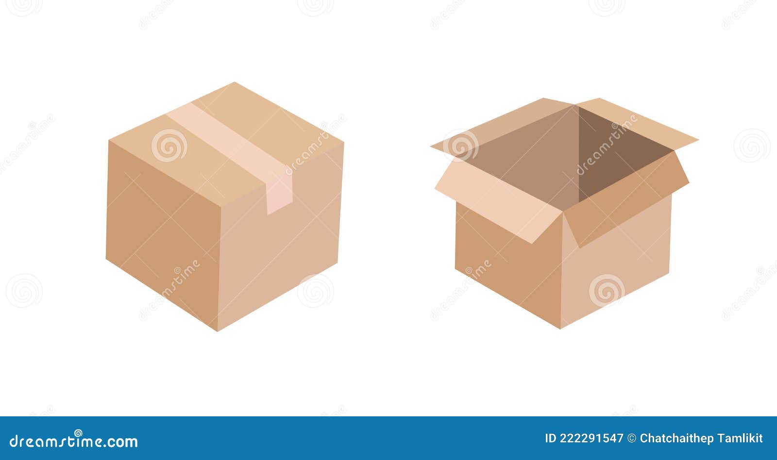 Open Package With Globe Royalty-Free Stock Photography | CartoonDealer ...