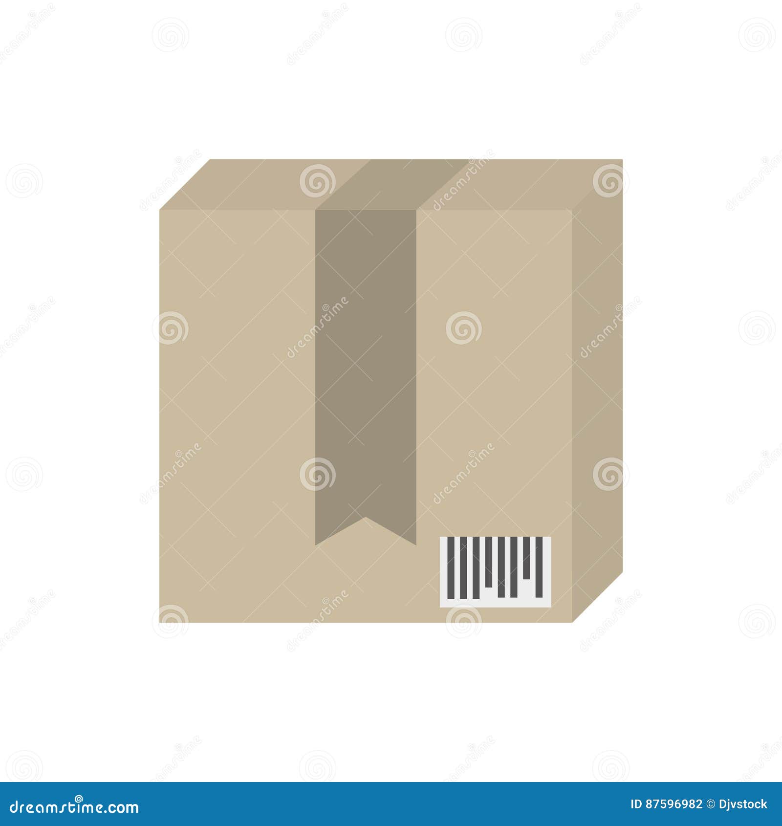Cardboard Box Delivery Symbol Stock Illustration - Illustration of ...