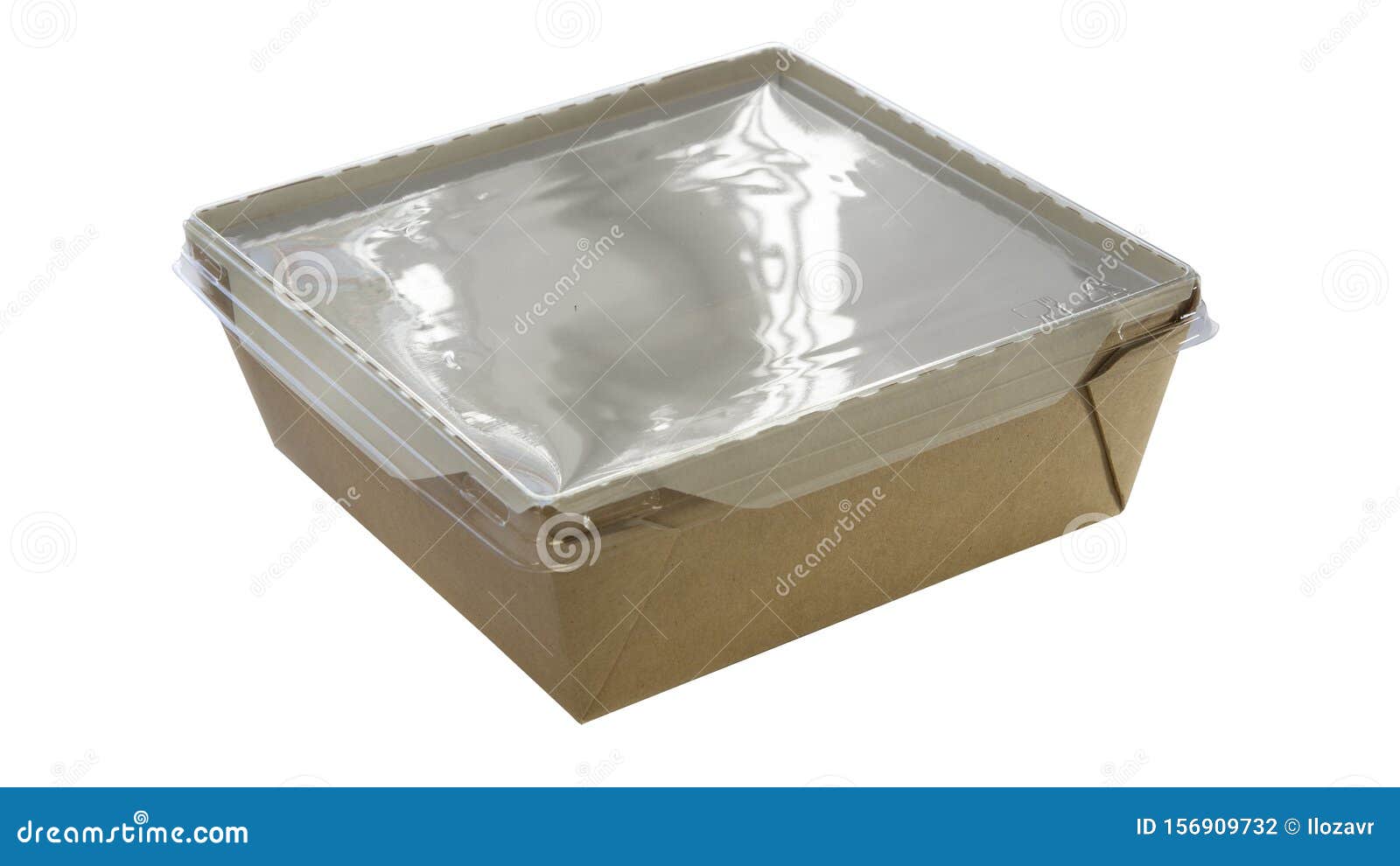 Cardboard box for food stock photo. Image of cafe, fast - 156909732