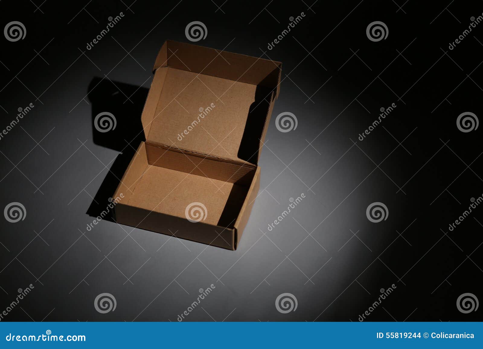 Cardboard Box for Freight stock photo. Image of opened - 55819244