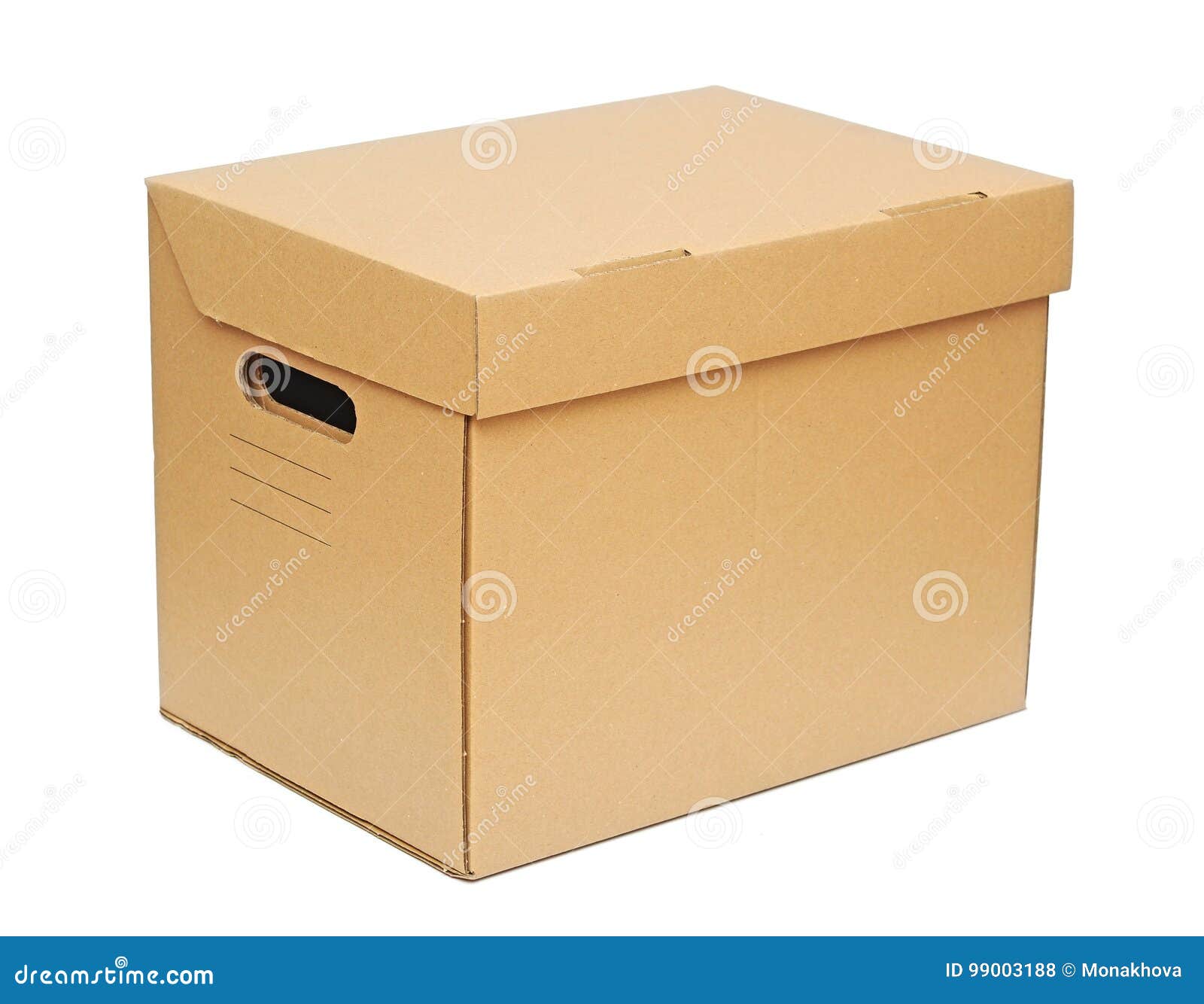 Cardboard box front side stock photo. Image of front - 99003188