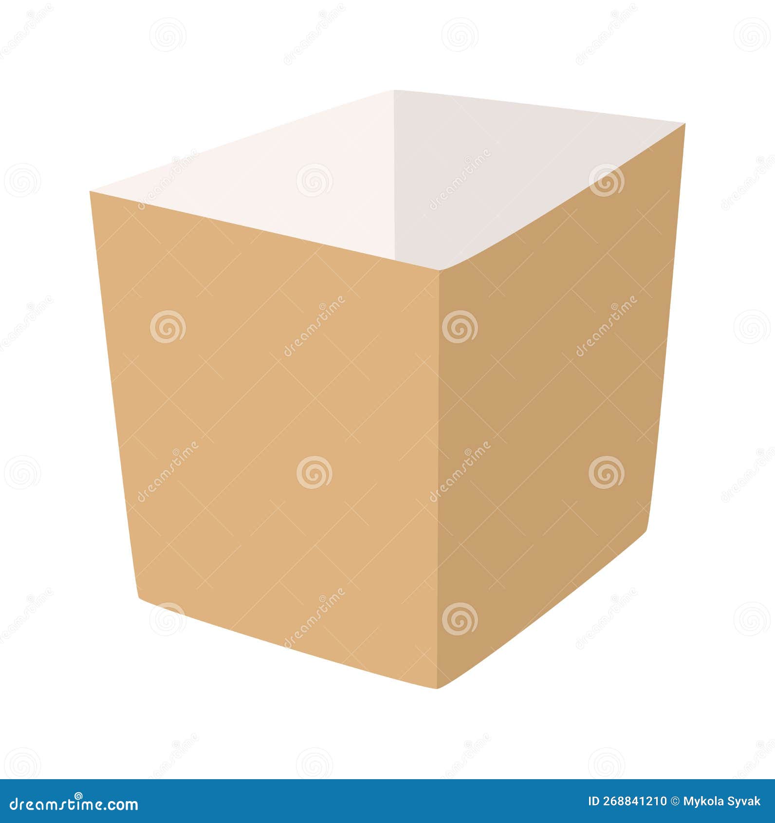 Cardboard Box Garbage Flat Icon Waste Sorting and Utilization Stock ...