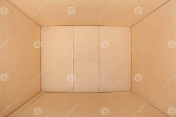 Cardboard box, inside view stock photo. Image of packet - 30688656