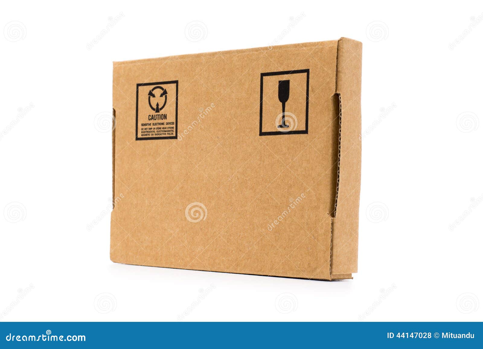 Cardboard box stock photo. Image of cardboard, delivering - 44147028