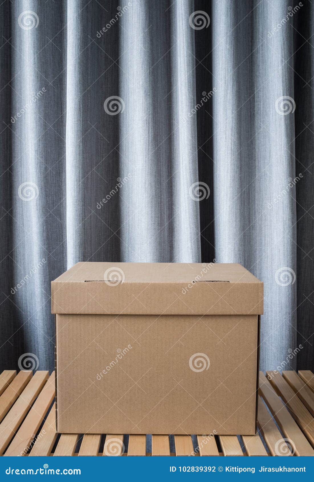 Cardboard box with lid stock photo. Image of warehouse - 102839392
