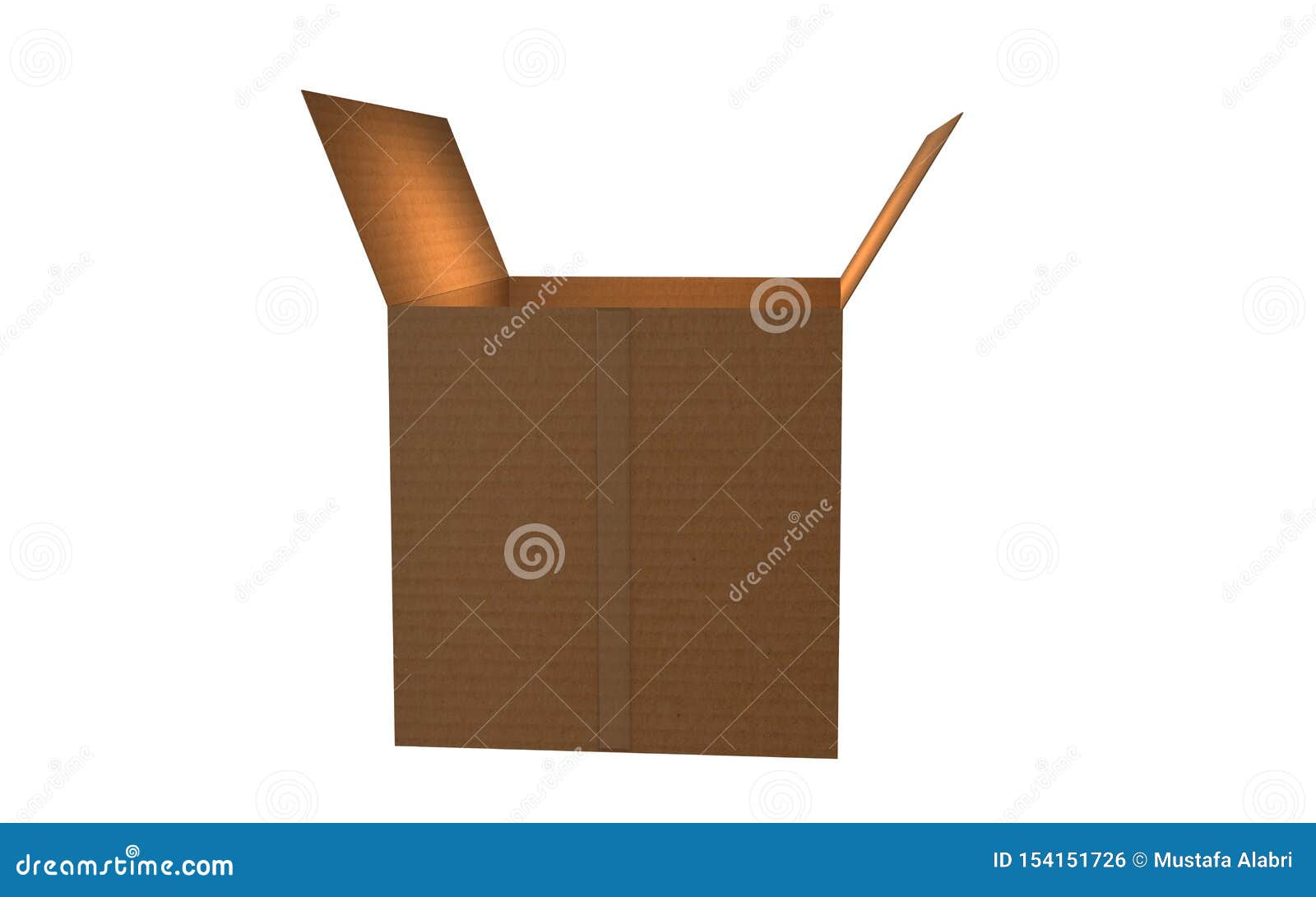 Cardboard Box Moving Transportation Delivery Stock Illustration ...