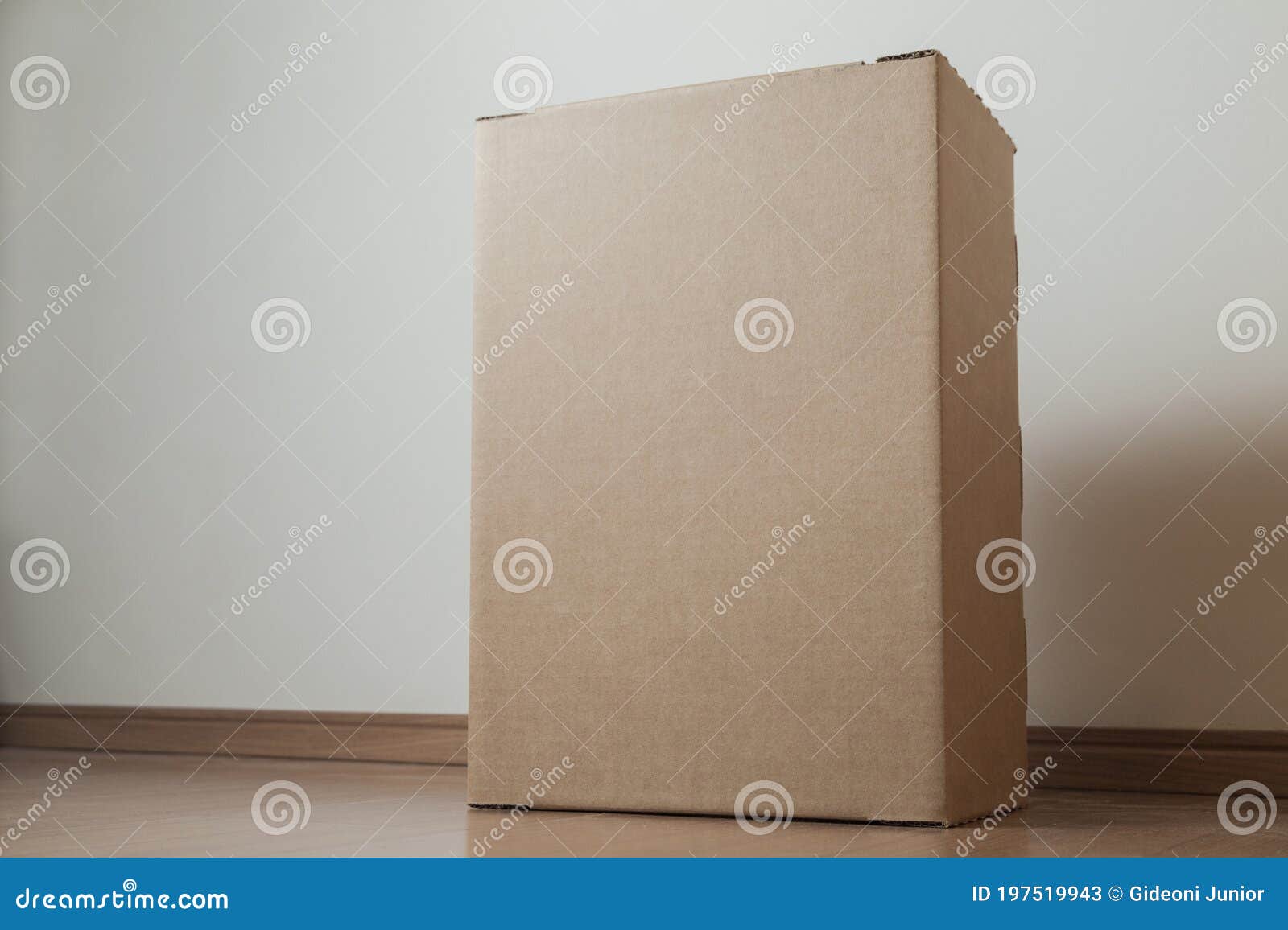 Cardboard Box with Order Placed on the Floor Stock Image - Image of ...