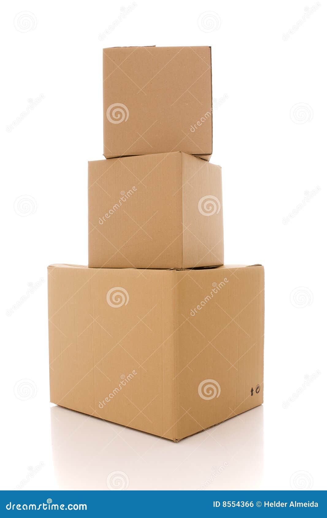 Cardboard box parcels stock photo. Image of packer, deliver - 8554366