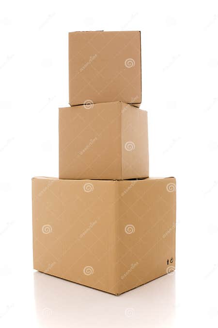 Cardboard box parcels stock photo. Image of packer, deliver - 8554366