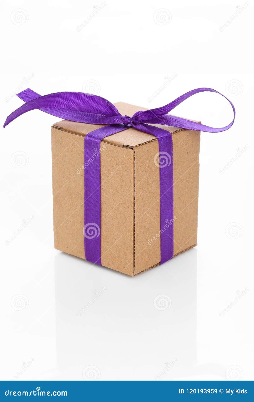 Cardboard Box , Small Package Tied Up by. Business, Goods. Stock Image ...