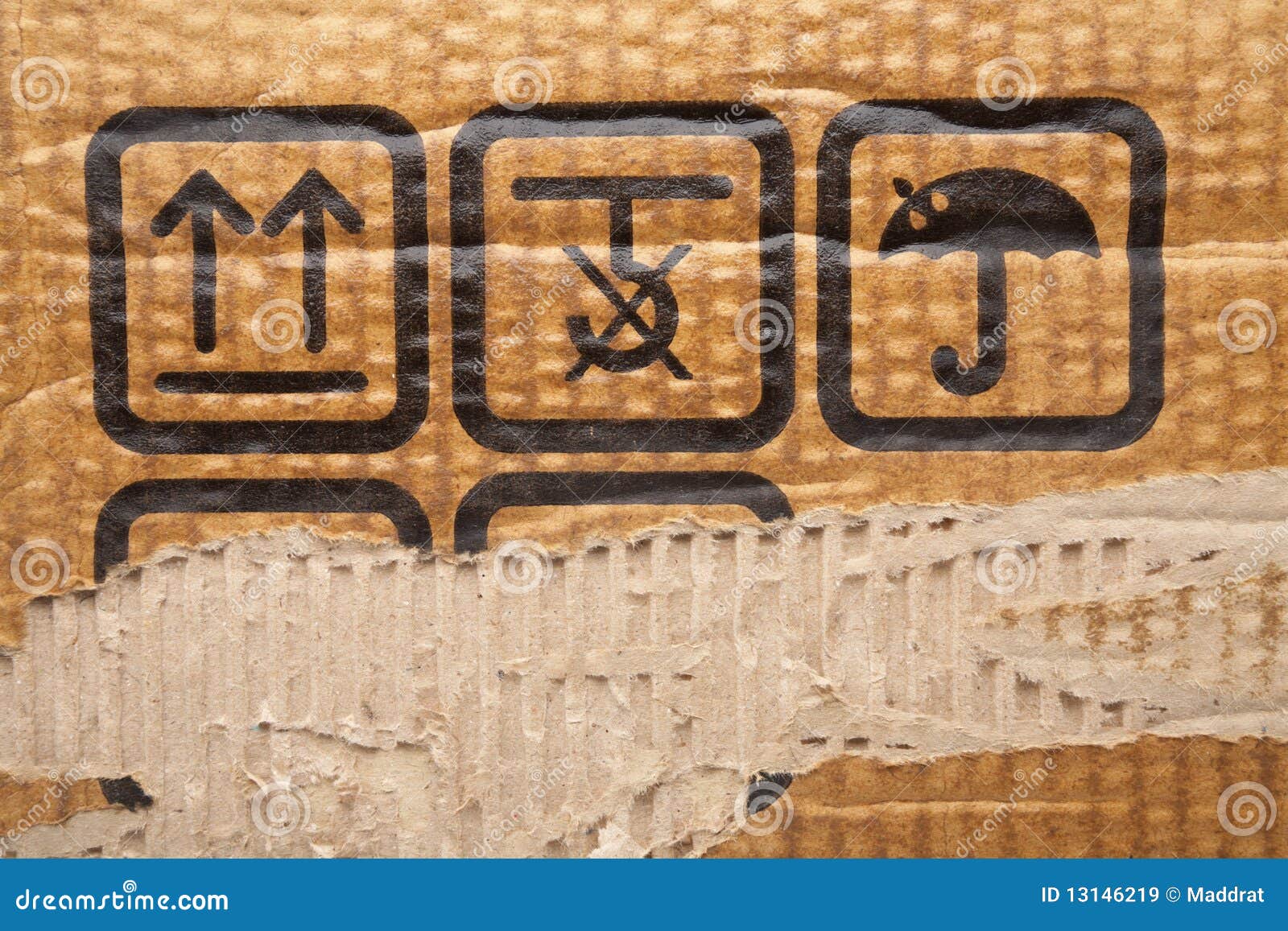 Cardboard box symbols stock illustration. Illustration of pack - 13146219