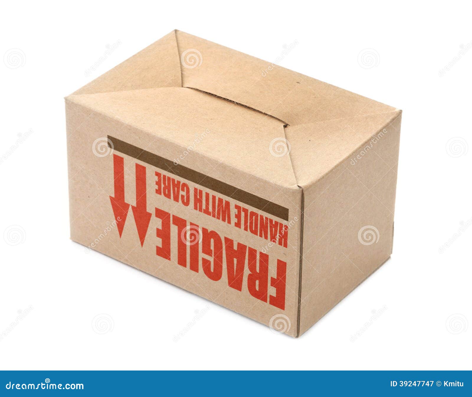 Cardboard box upside down stock image. Image of cardboard - 39247747