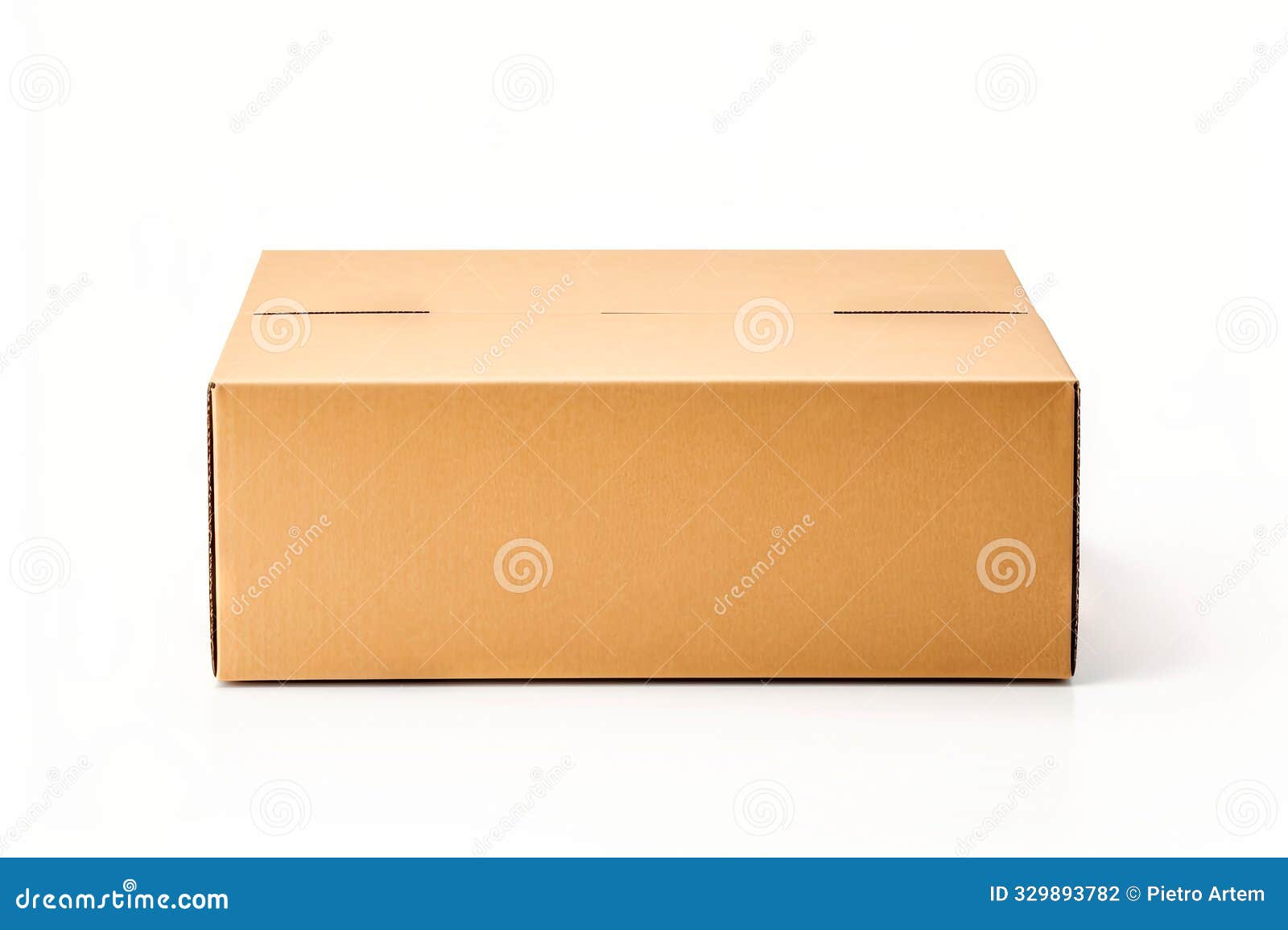 Cardboard Box on White Background Stock Photo - Image of labels, sharp ...