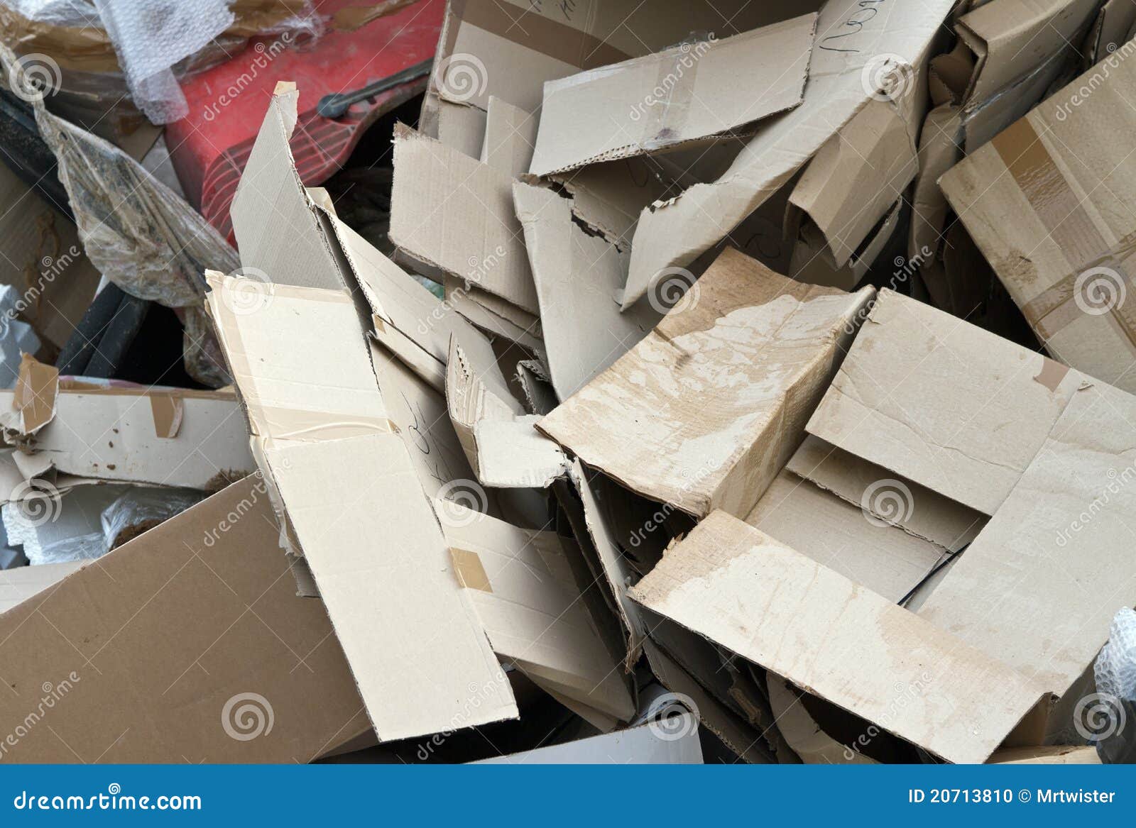 Cardboard boxes stock photo. Image of broken, cardboard - 20713810