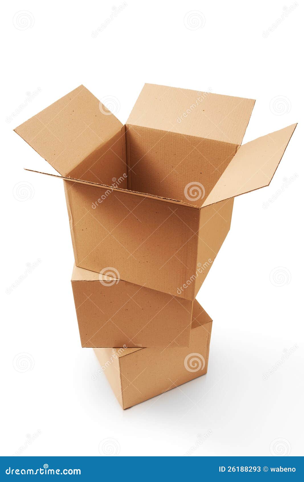 Cardboard boxes stock image. Image of package, distribution - 26188293