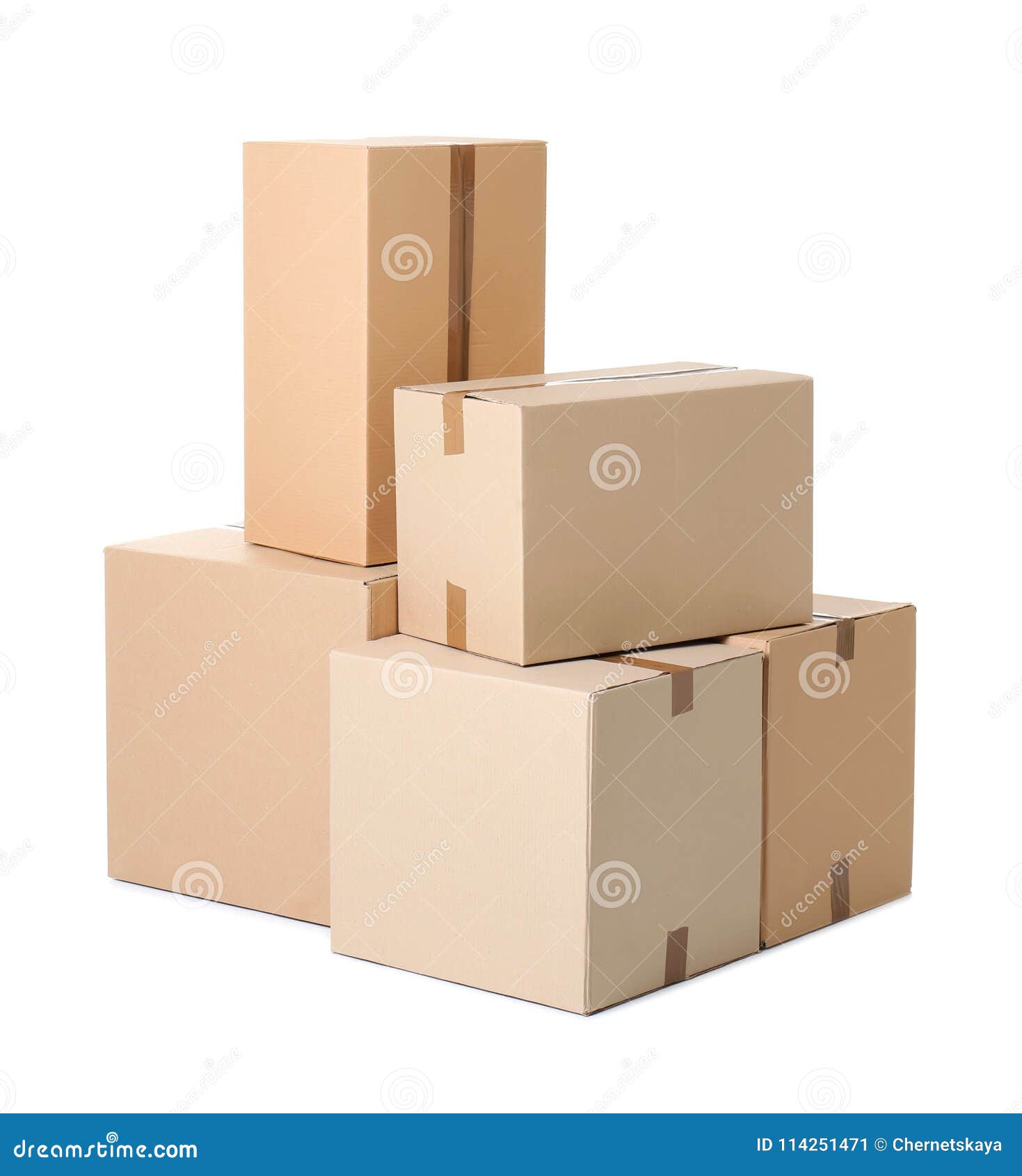 Cardboard Boxes on Background Stock Image - Image of background ...
