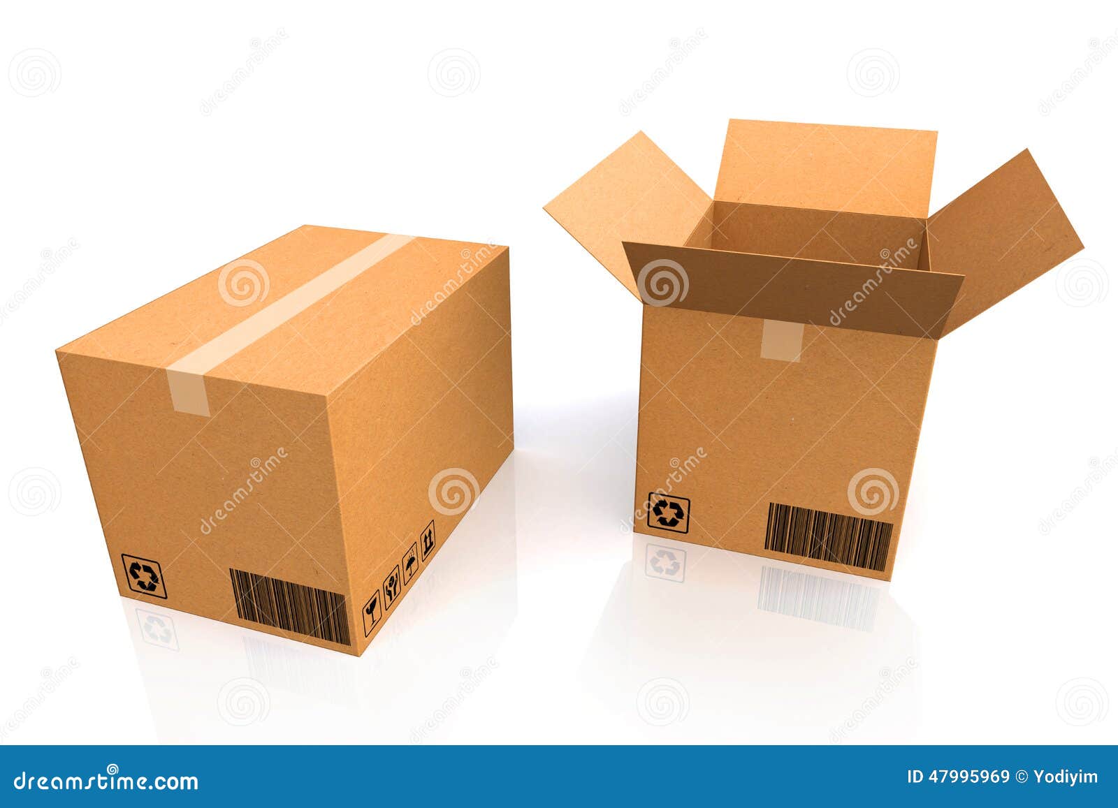 Cardboard boxes. stock image. Image of loading, carton - 47995969