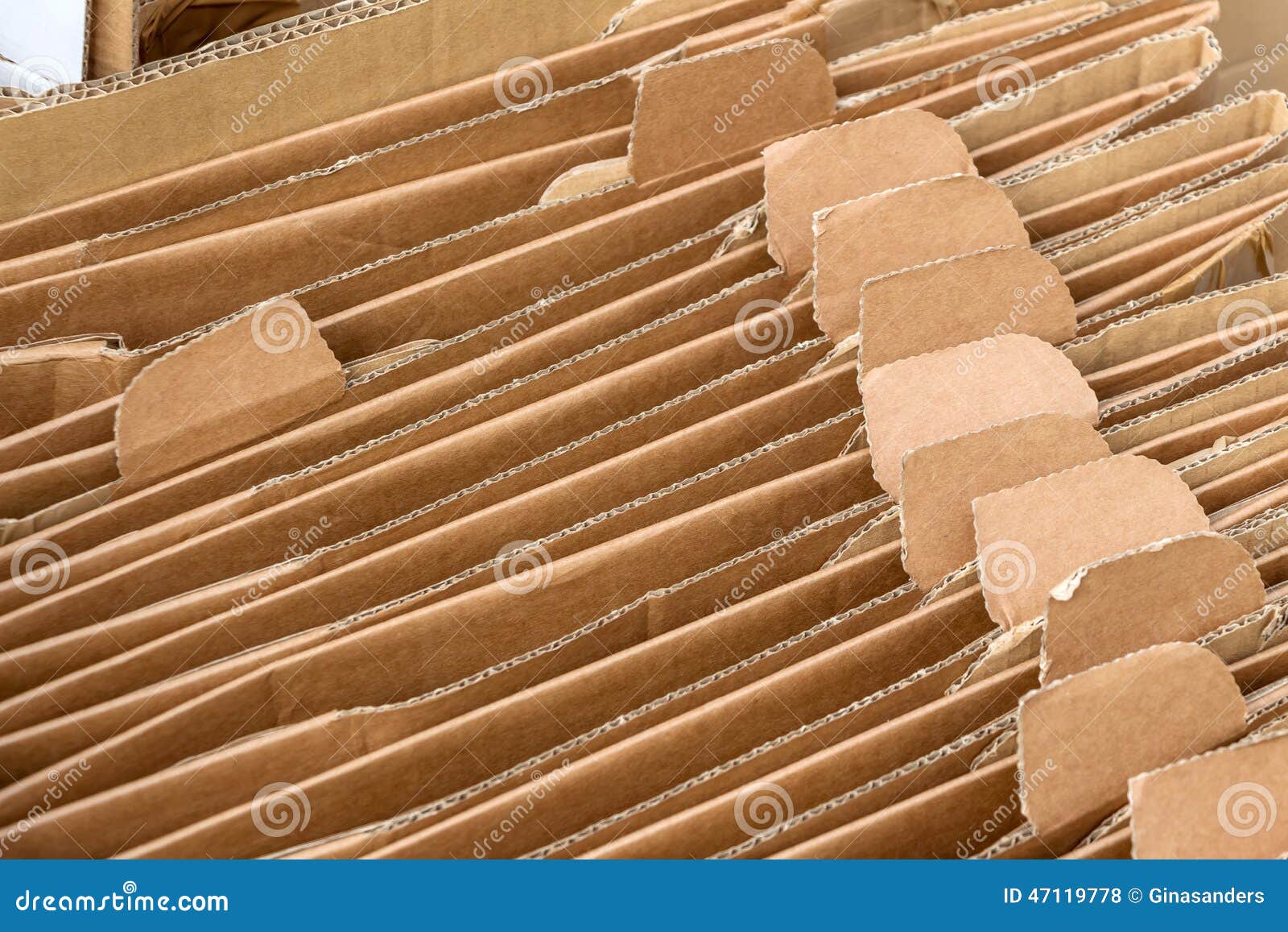 Cardboard Boxes for the Collection of Waste Paper Stock Photo - Image ...