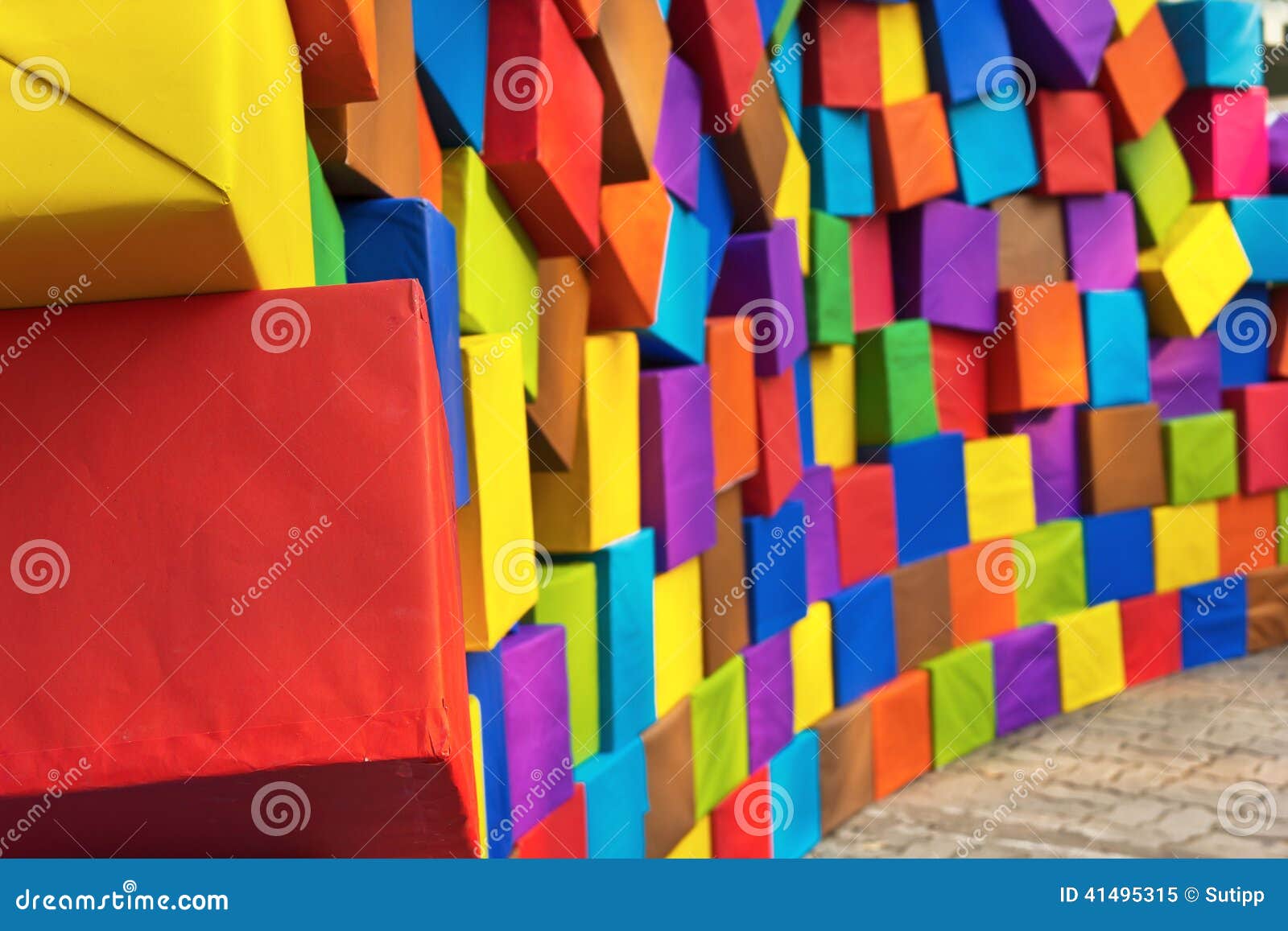 Cardboard boxes color full stock image. Image of cargo - 41495315