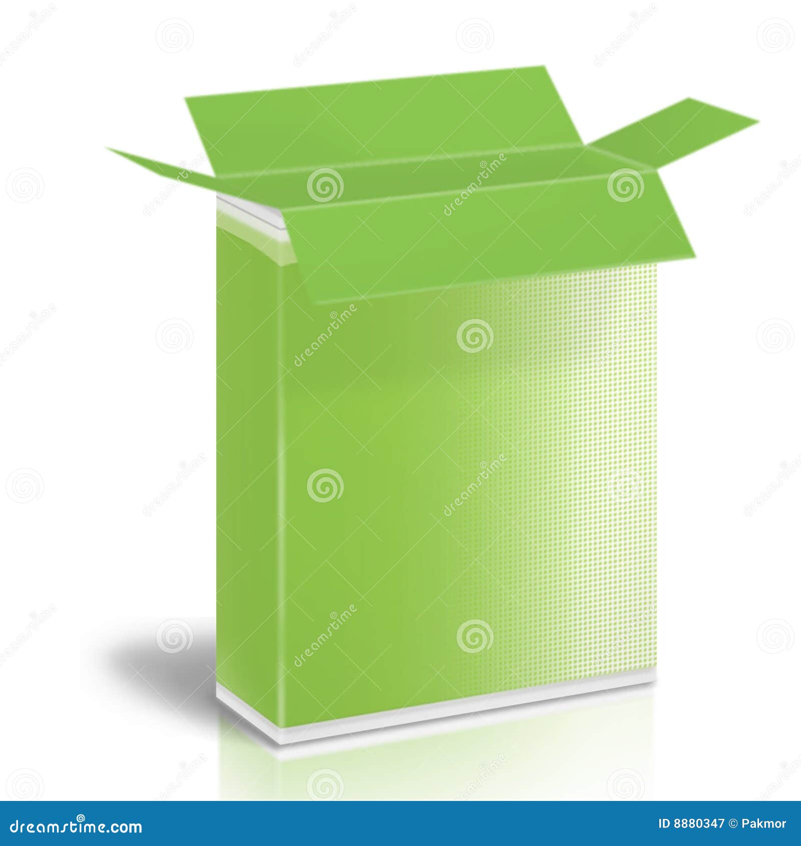 Cardboard Boxes with Generic Printing Stock Illustration - Illustration ...